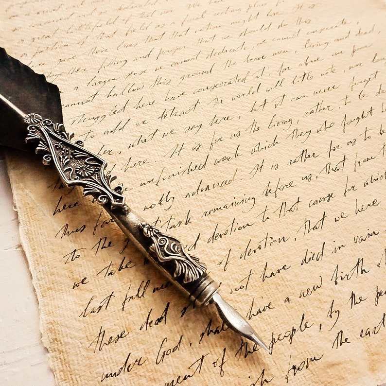 Gettysburg Address by Abraham Lincoln Handwritten in Calligraphy on ...