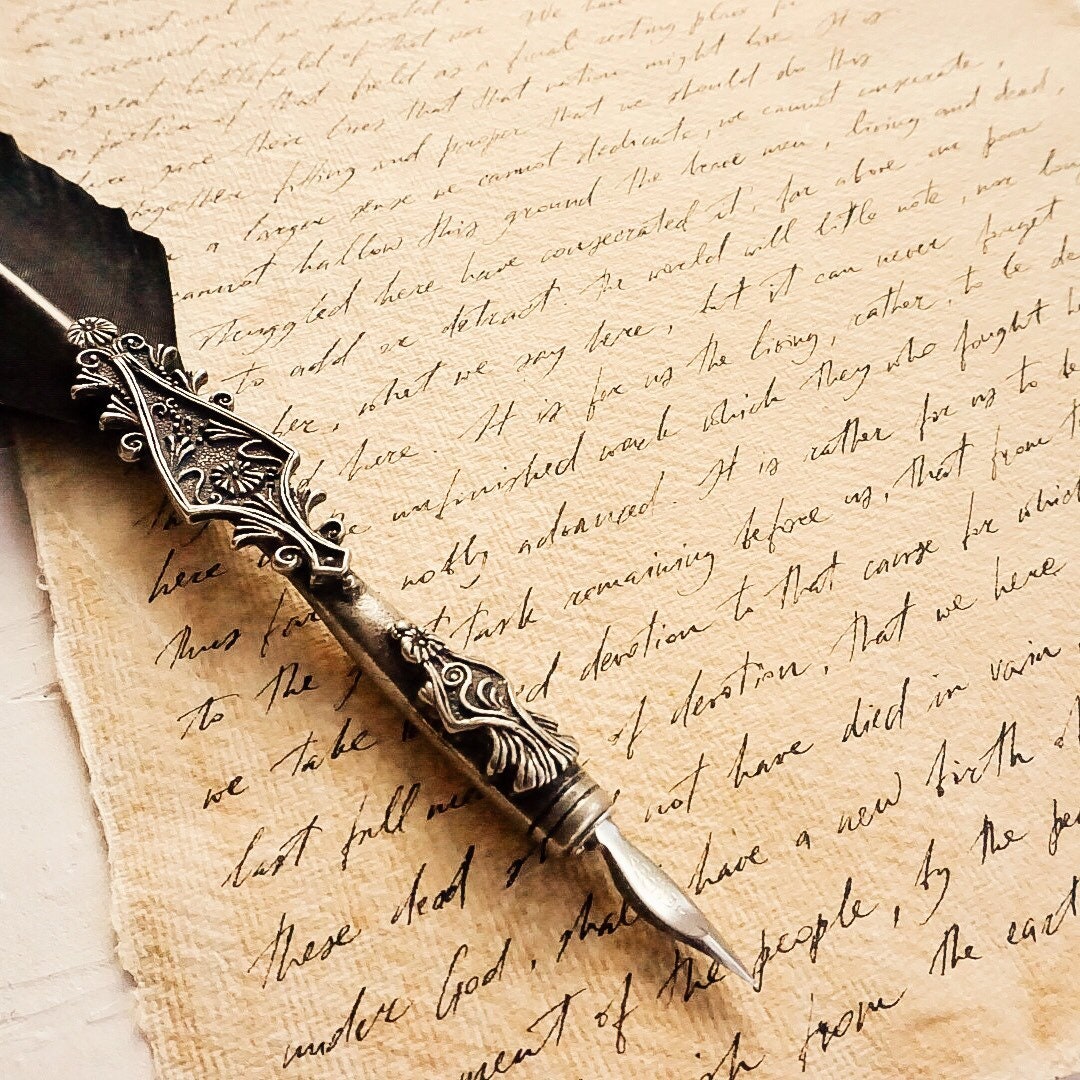 Gettysburg Address by Abraham Lincoln Handwritten in Calligraphy on ...