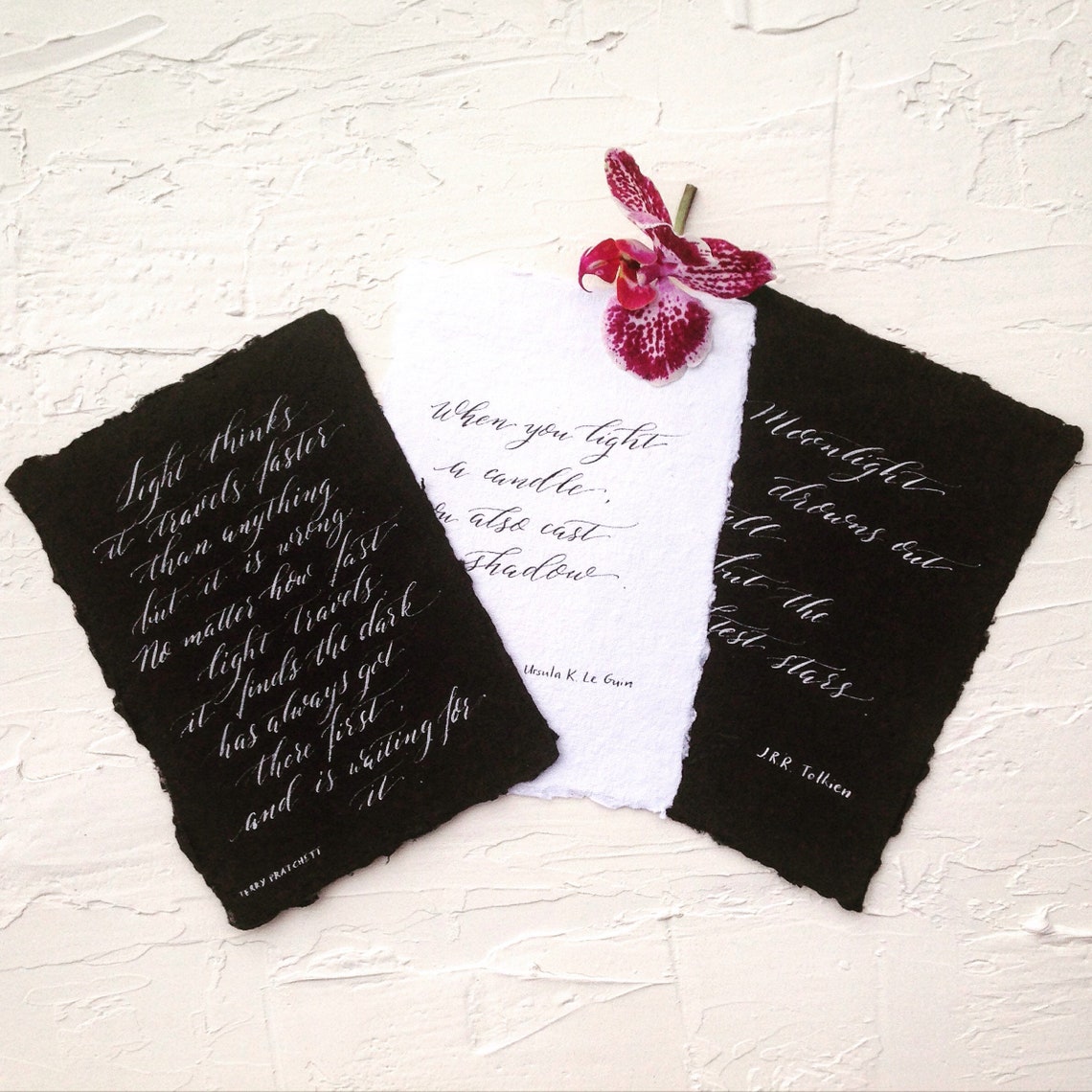 Custom Calligraphy on Artisan Paper for Wall Art Poem - Etsy