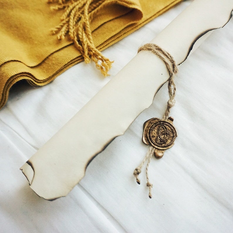 Medieval Scroll Custom Handwritten Calligraphy Letter on - Etsy