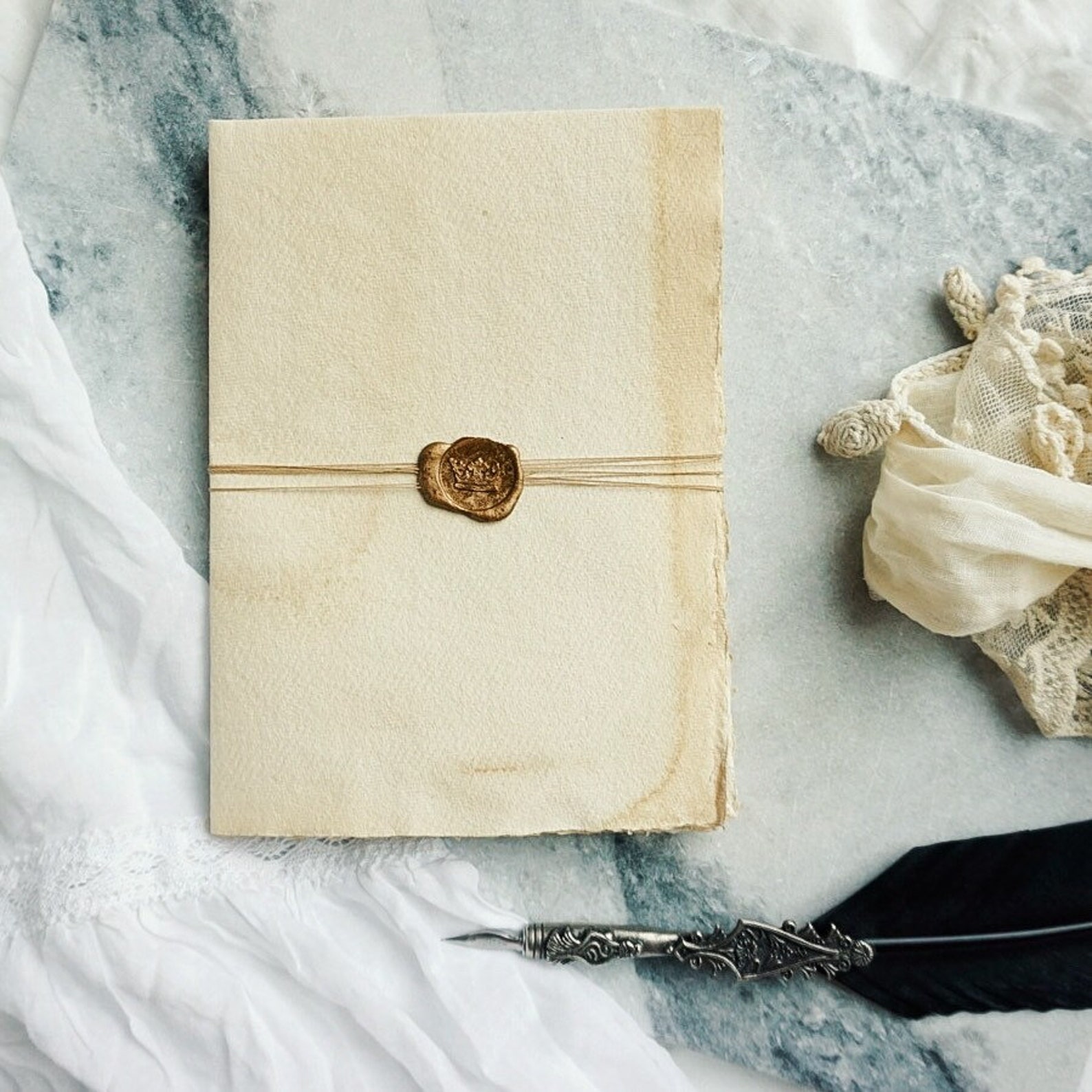 Vintage Handwritten Note Custom Calligraphy on Handmade - Etsy