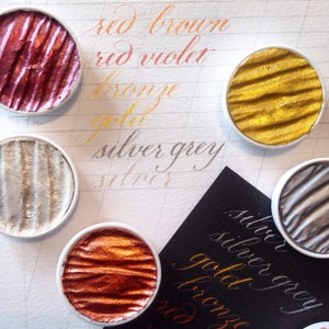 Iridescent Ink Custom Calligraphy for Wedding Vows, Anniversary Gift ...
