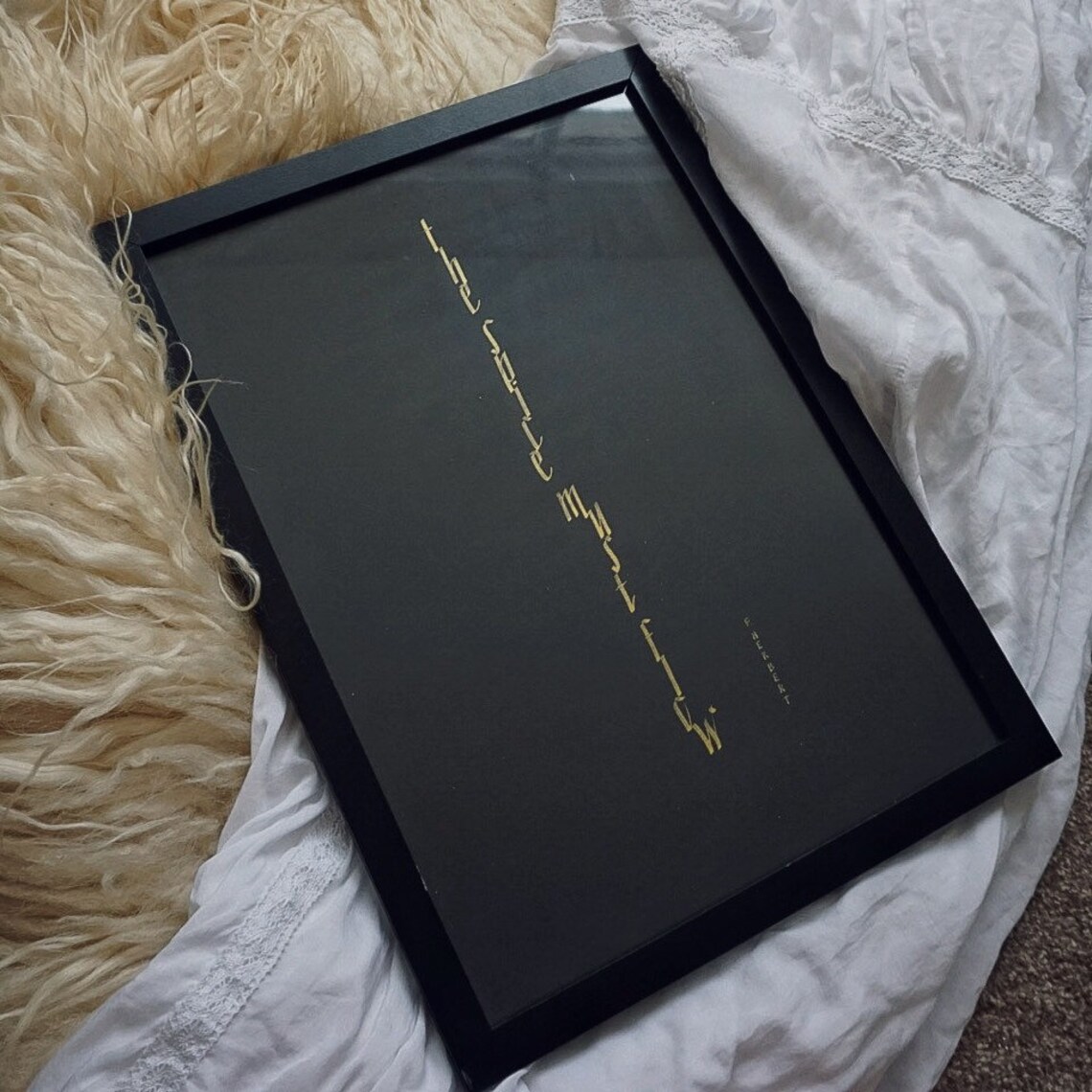 Original Dune Quote Artwork - Dune Poster - Handwritten Calligraphy ...