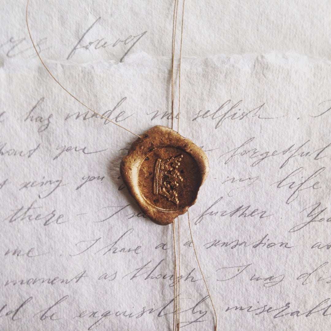 Vintage Handwritten Note - Custom Calligraphy on Handmade Cotton Paper ...