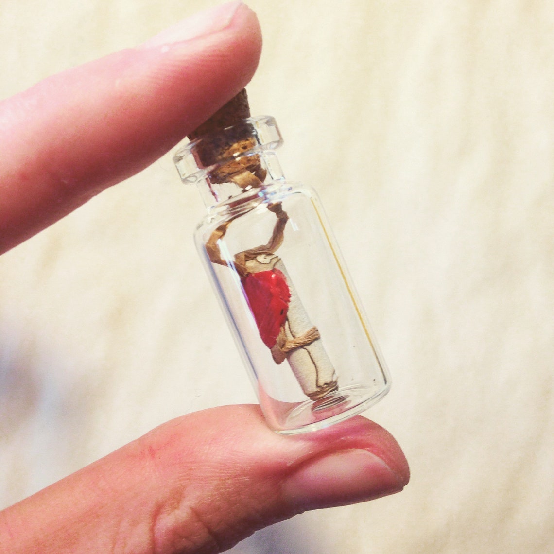 Tiny Scroll in A Tiny Bottle in A Gift Box With Hay and Wax - Etsy UK