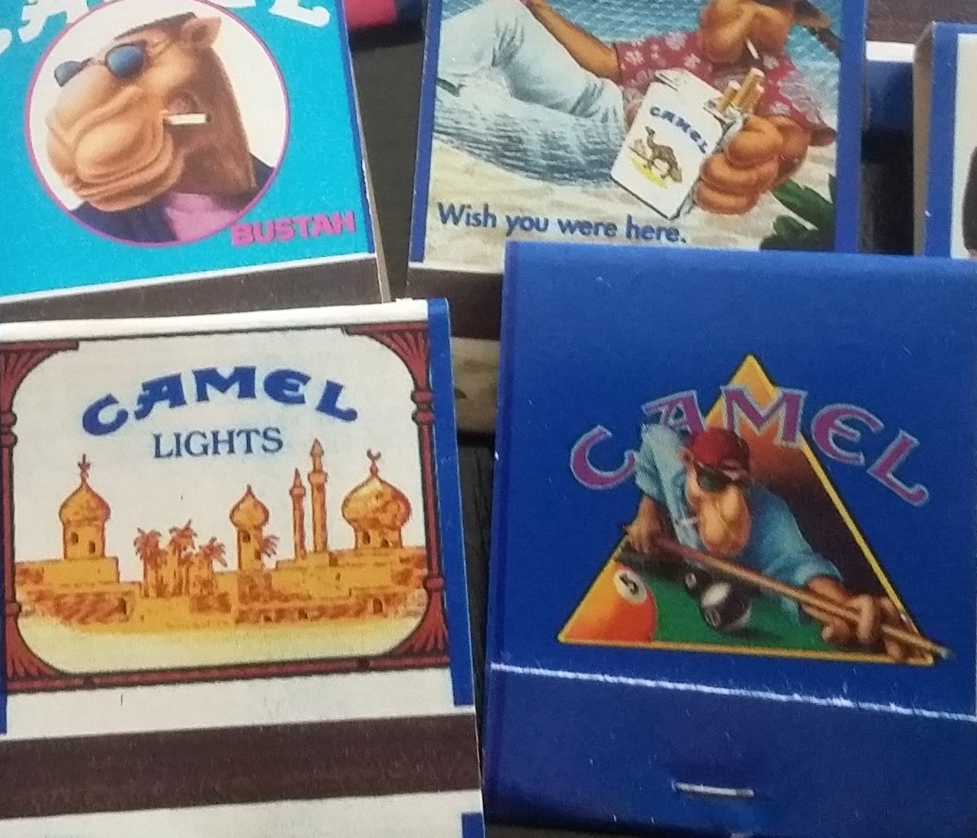 CAMEL JOE VINTAGE Matchbooks/ New in the Box Joe Camel Matches/ Camel ...