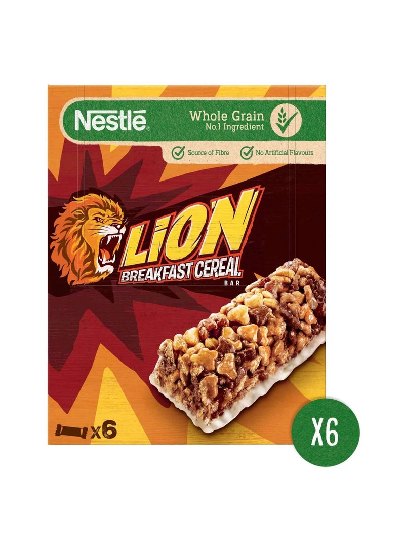 LION Nestlé Cereal Breakfast Bars 6 Bars Pack - Etsy