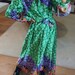 Pantera Maxi Dress Long Shirt Style Green & Purple One Size new W/tags ...