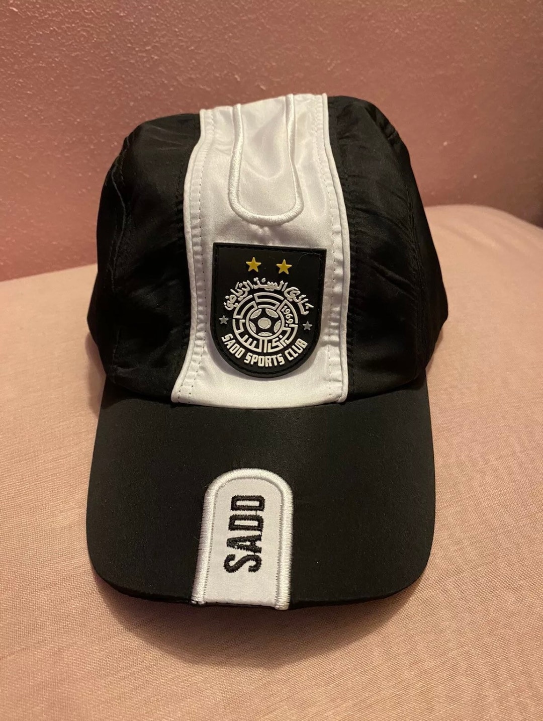 QATAR AL SADD Football Club Cap Hat Black & White new Without Tags - Etsy