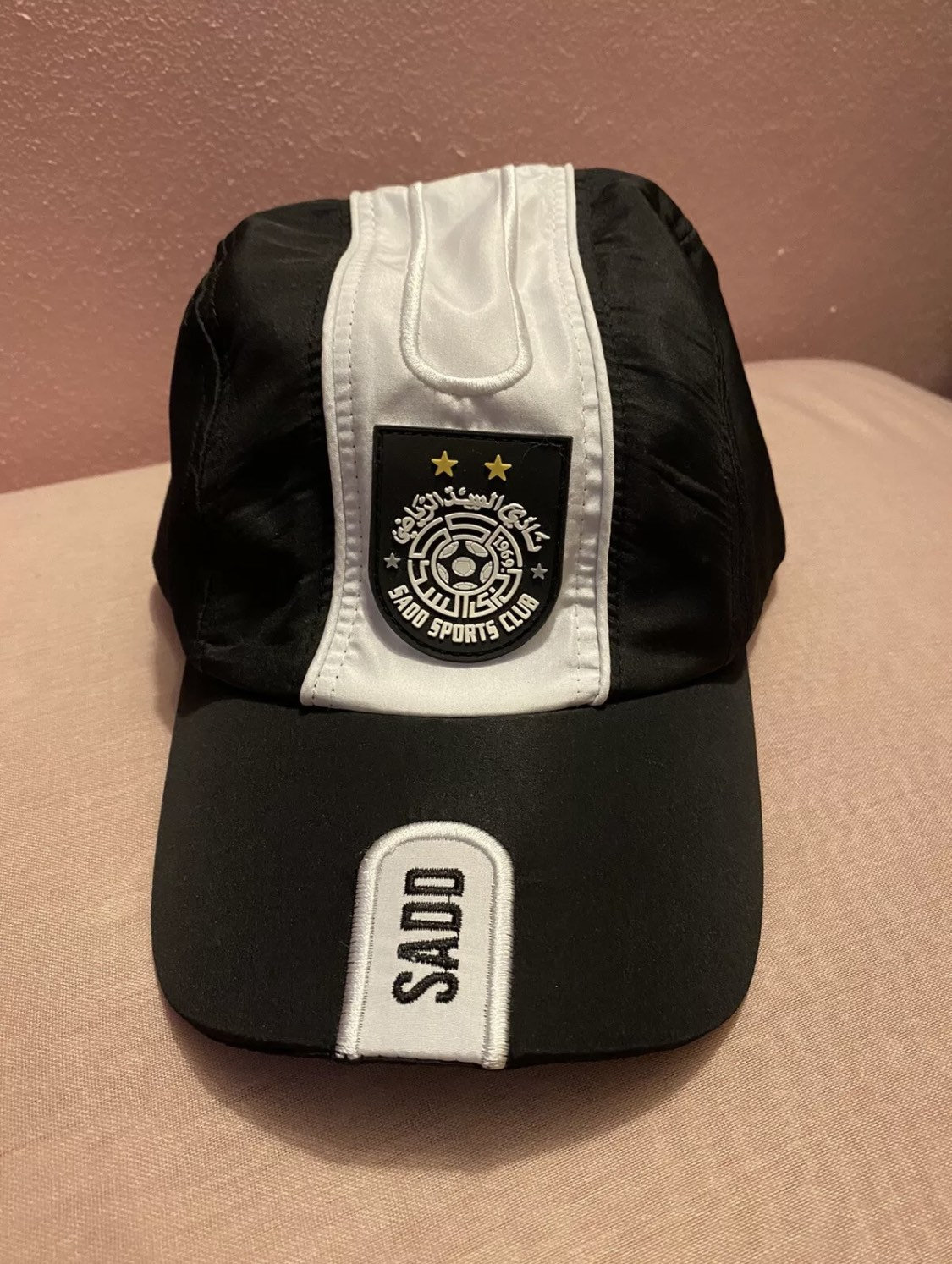 QATAR AL SADD Football Club Cap Hat Black & White new - Etsy