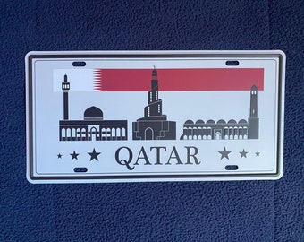 Qatar License Plate - Etsy