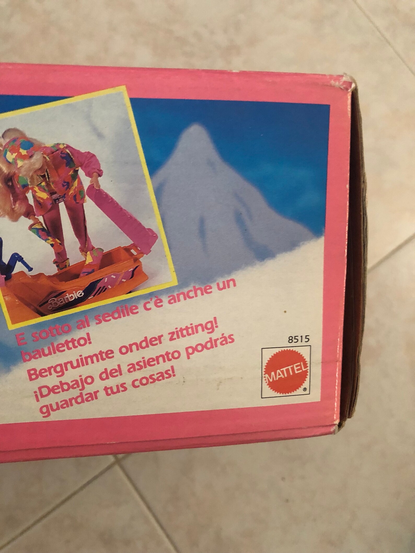1991 BARBIE Snowmobile / Snow Scooter Vintage & Rare New in Box - Etsy