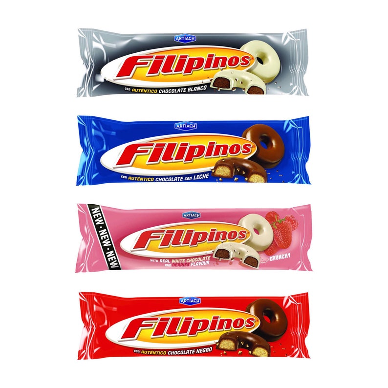 1x FILIPINOS Chocolate Ring Cookies Frosting Biscuit (128g) - Etsy