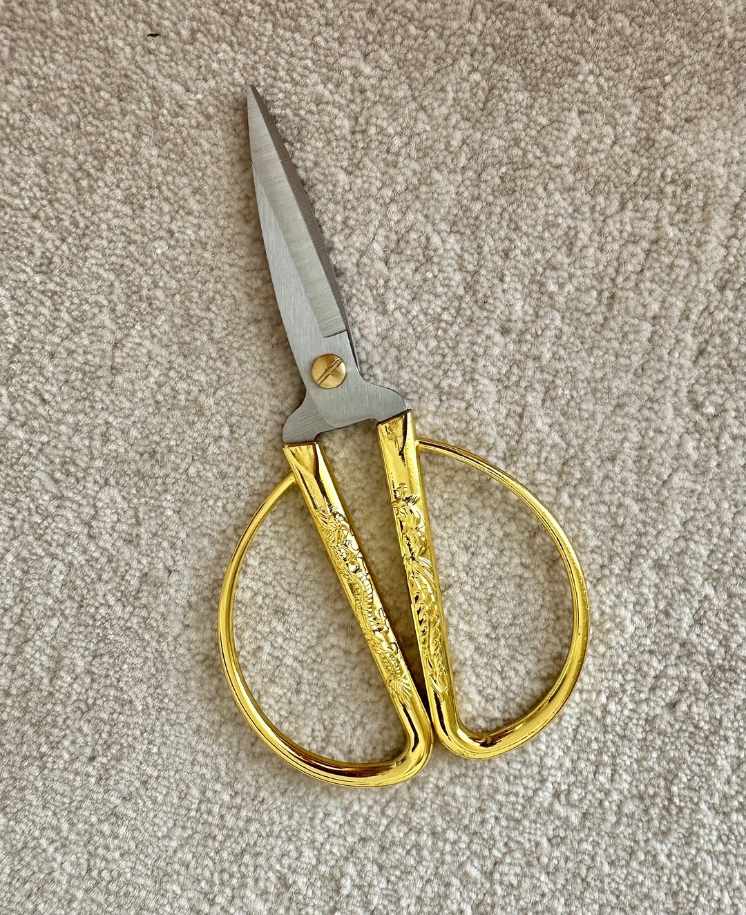 Bonsai Scissor | Gold Tone Japanese Butterfly Ornate Handles ...