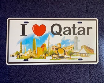 Qatar License Plate - Etsy