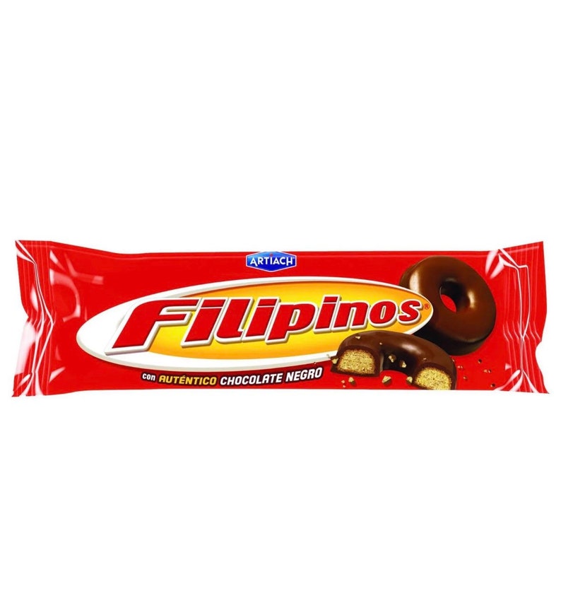 1x FILIPINOS Chocolate Ring Cookies Frosting Biscuit (128g) - Etsy