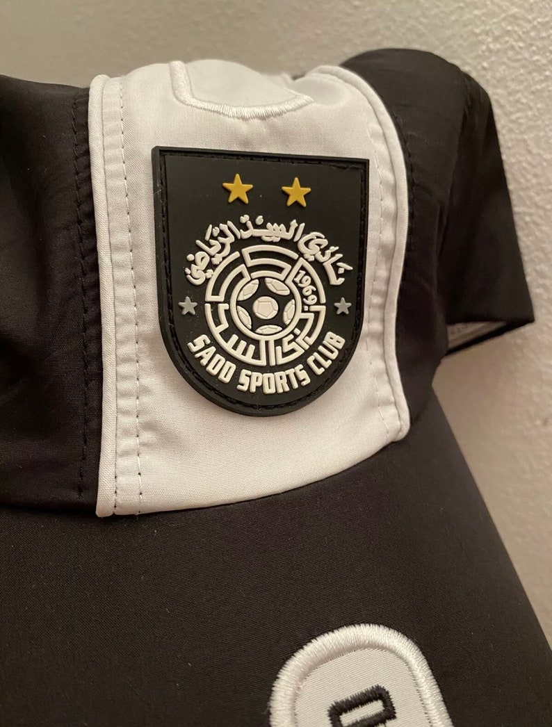 QATAR AL SADD Football Club Cap Hat Black & White new - Etsy