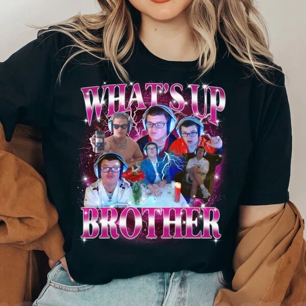 Funny Sketch Streamer Whats up Brother - Etsy UK