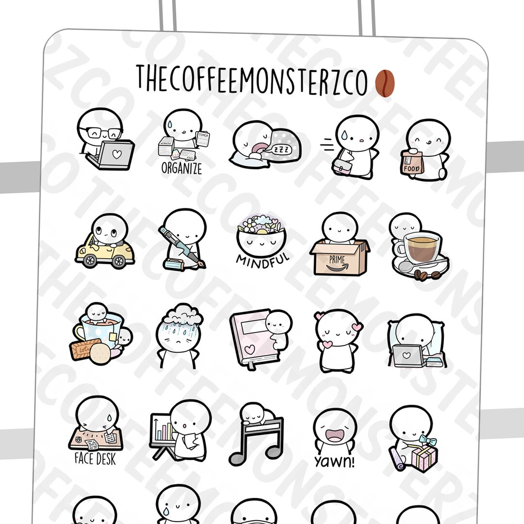 6 Year Anniversary Sampler Hand Drawn Planner Stickers And Bullet 6-year-anniversary-sampler-hand-drawn-planner-stickers-and-bullet