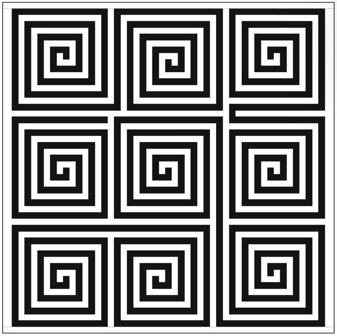 Square Spirals Geometric Cross Stitch Pattern - Etsy