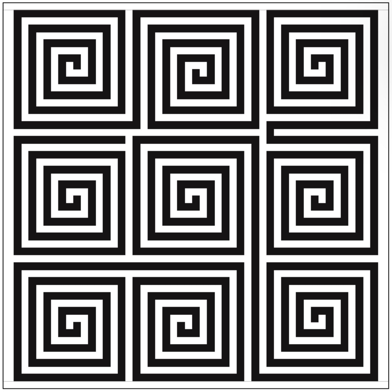 Square Spirals Geometric Cross Stitch Pattern - Etsy
