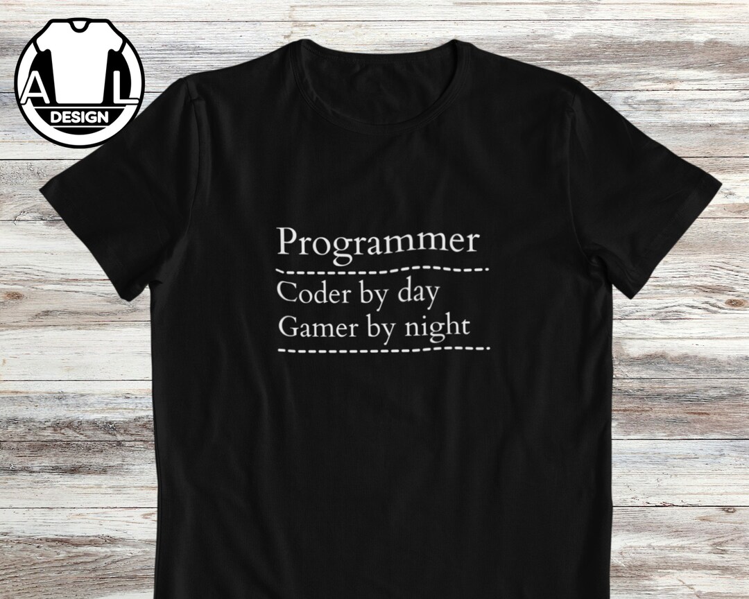 Coder by Day, Funny Computer Shirt, Programmer Shirt, Coder Shirt, Tech ...