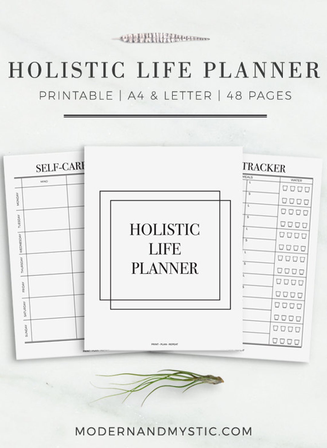 The Holistic Life Planner | Ultimate Printable Daily Planner Collection ...