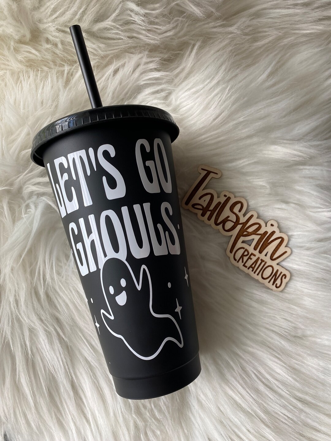 Let’s Go Ghouls | Halloween Reusable Cold Cup With Lid & Straw | Venti ...