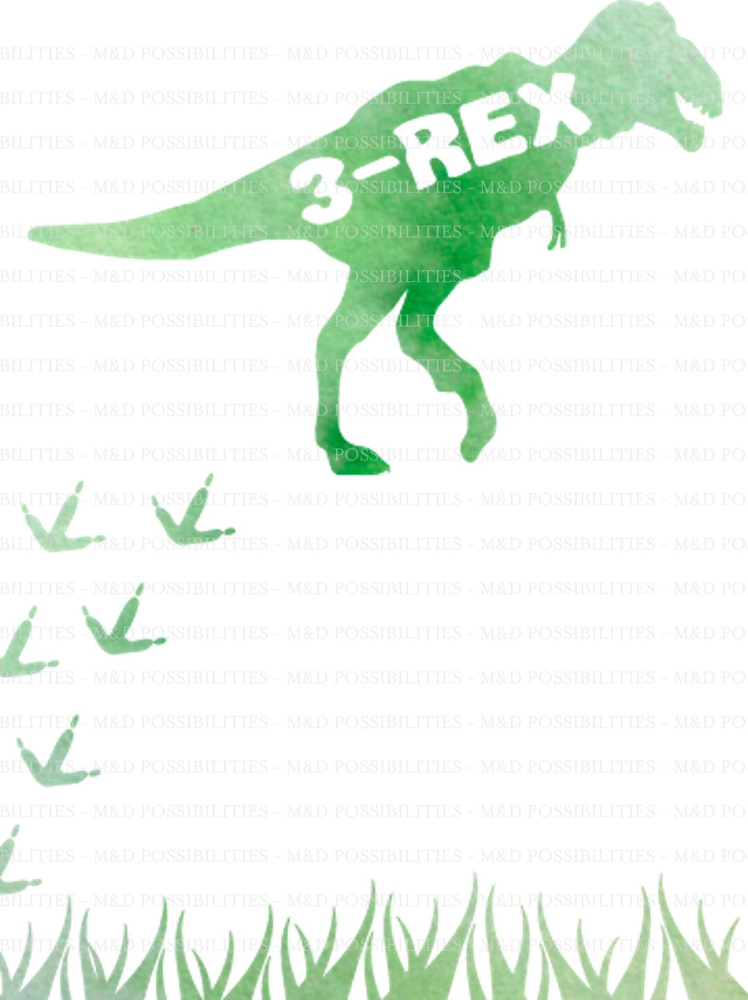 TEMPLATE: 3-rex Birthday Invitation. Digital Download - Etsy