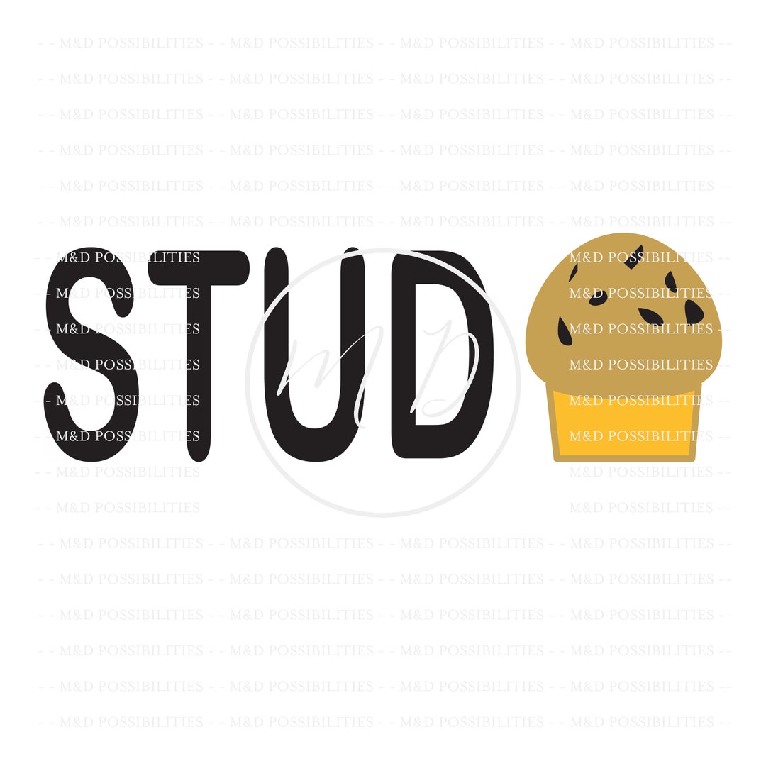 SVG (cut File) STUD MUFFIN - Etsy