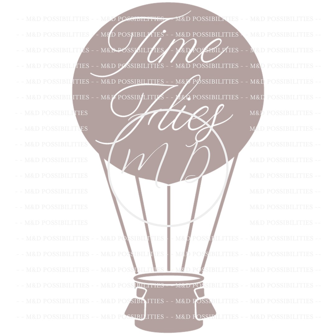 SVG (cut File) Time Flies - Etsy