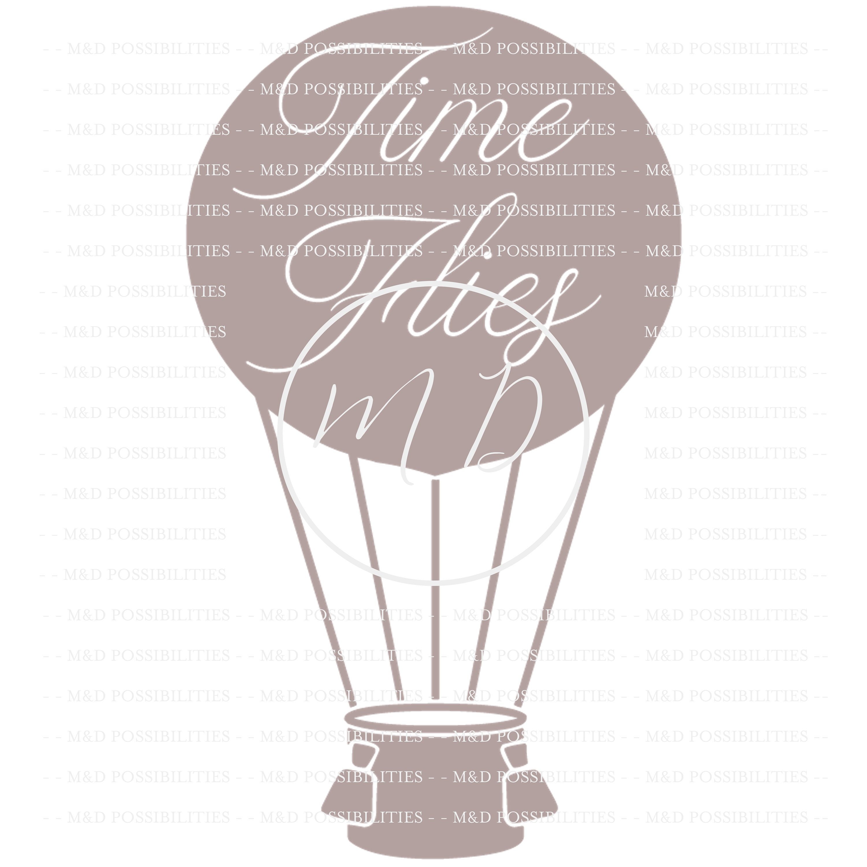 SVG (cut File) Time Flies - Etsy