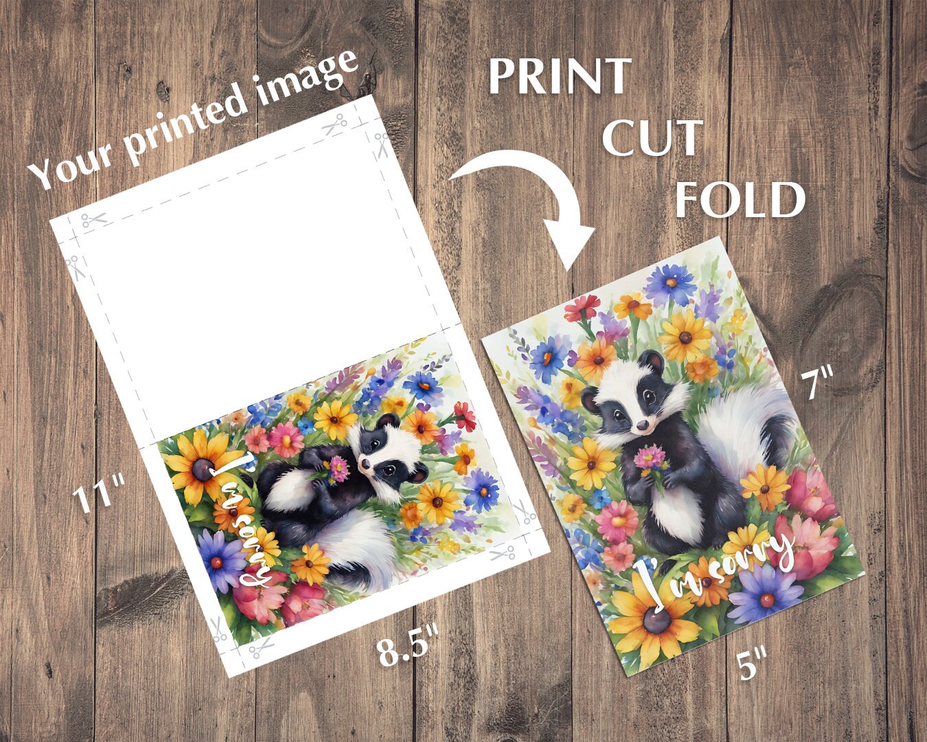 Printable Im Sorry Card - Apology Card - Funny Sorry Card - Forgive Me ...