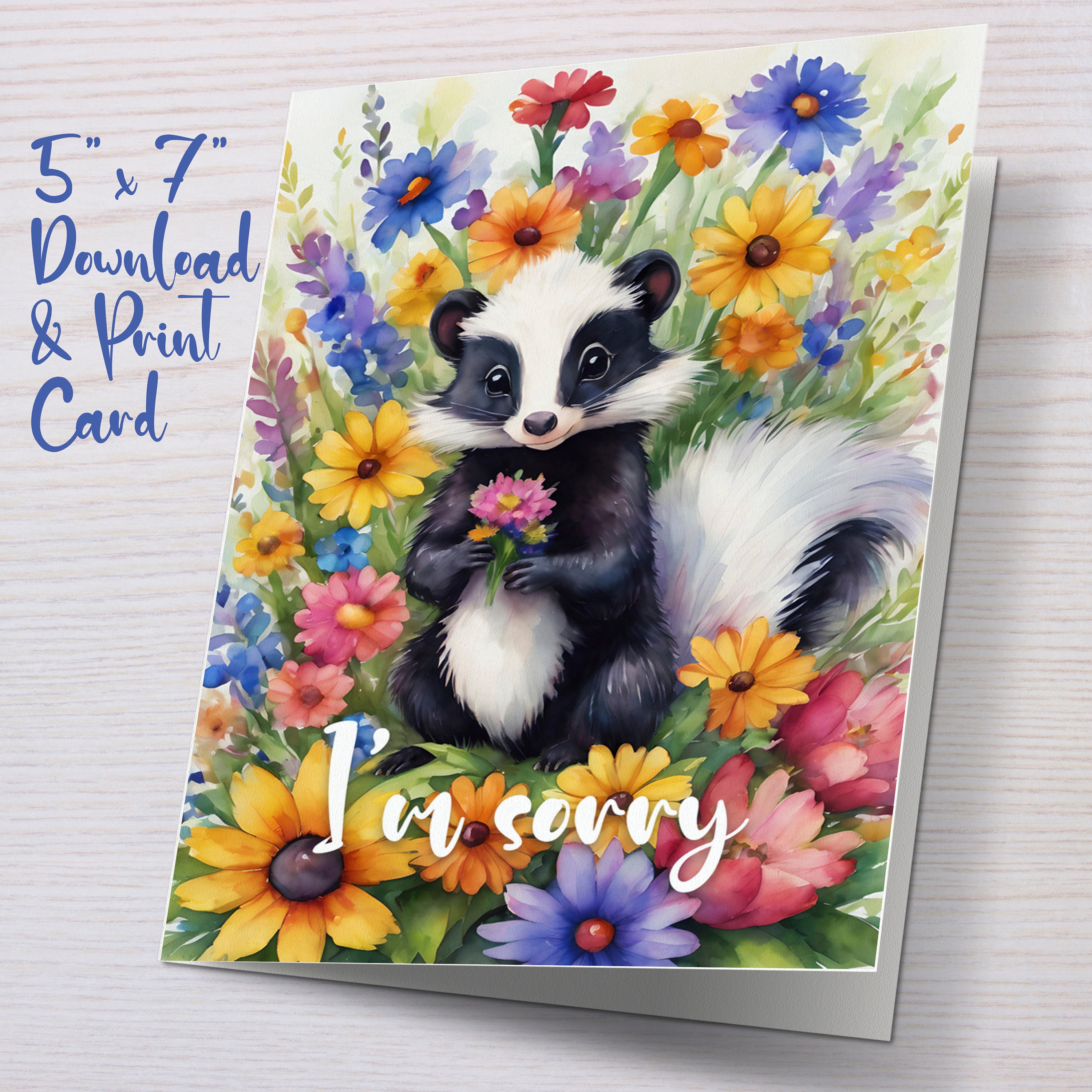 Printable Im Sorry Card - Apology Card - Funny Sorry Card - Forgive Me ...