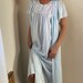 Light Baby Blue Dress & Robe Pajama Two Piece Set - Etsy