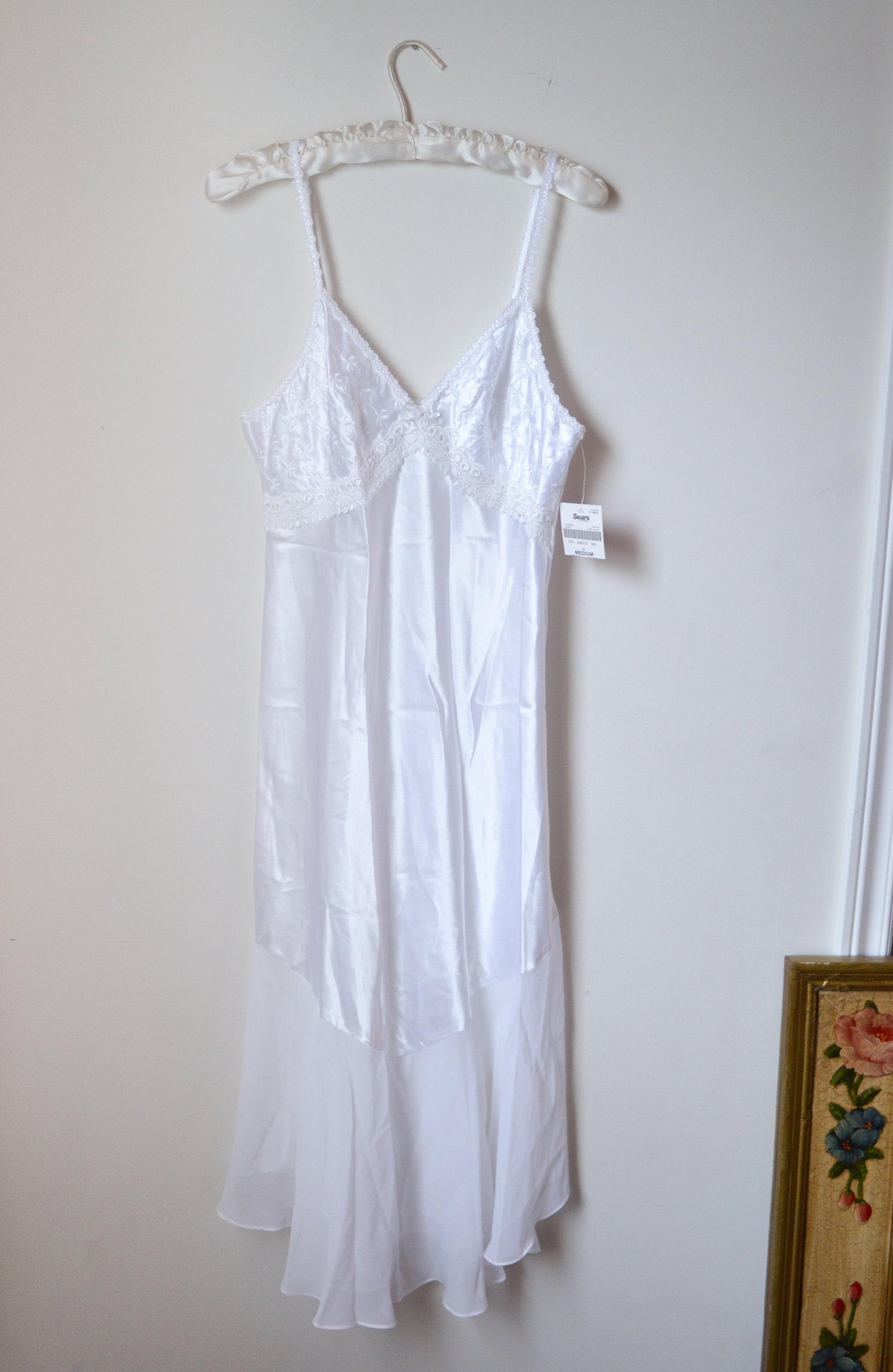 Lace Slip Dress for Wedding Morning Getting Ready Dress for Bride on ...