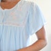 Light Baby Blue Dress & Robe Pajama Two Piece Set - Etsy