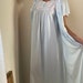 Light Baby Blue Dress & Robe Pajama Two Piece Set - Etsy
