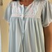 Light Baby Blue Dress & Robe Pajama Two Piece Set - Etsy