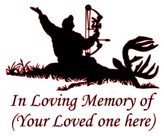 In Loving Memory Deer Decals