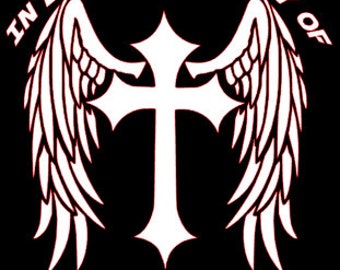 Rest in Peace Window Decal - Etsy