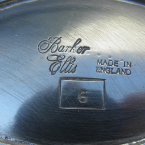 Silver Plated Dish, Made by Barker Ellis - Elegant Decoration - Vintage ...
