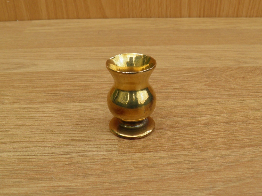 Miniature Brass Vase Vintage Brassware, Decorative, Ornamental, Home ...