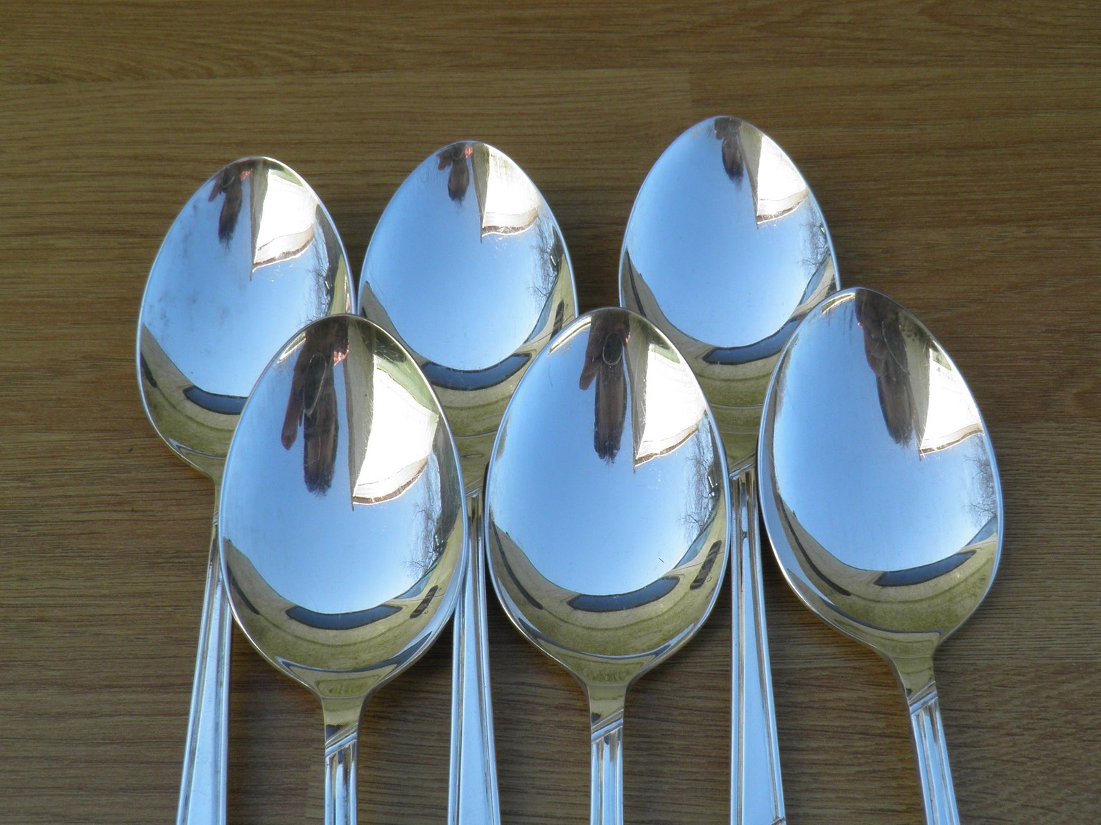 Silver Plated Dessert Spoons Made by Viners Silver Rose - Etsy
