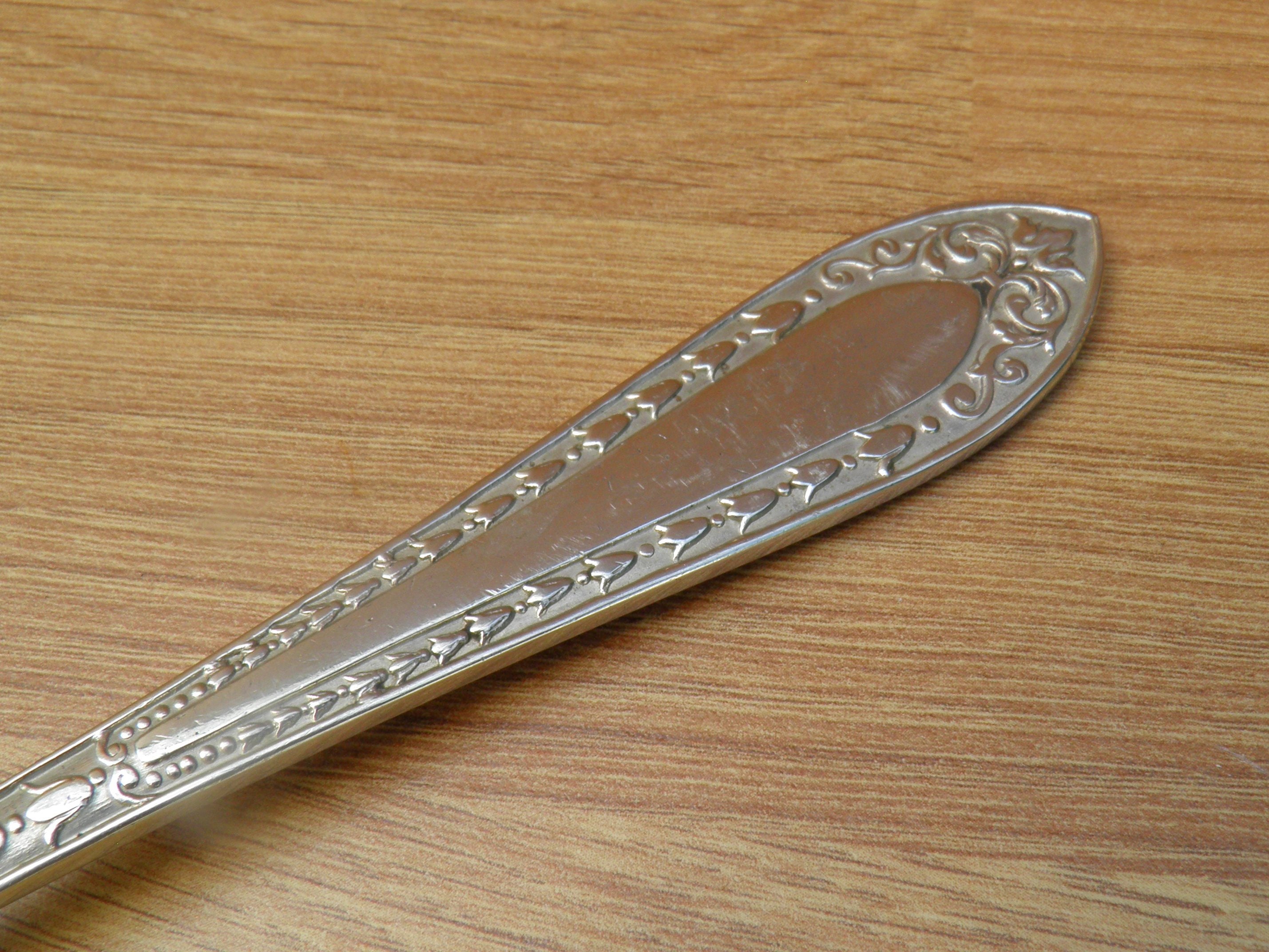 Silver Plated Fish Serving Spoon & Fork Set - Etsy