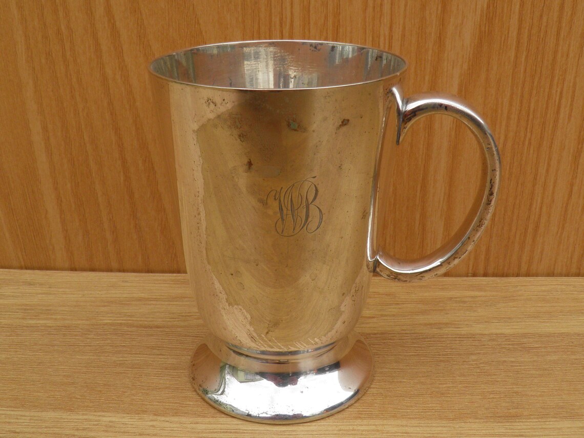 Silver Plated Tankard Made by H. Hallam & Son of Nottingham - Etsy