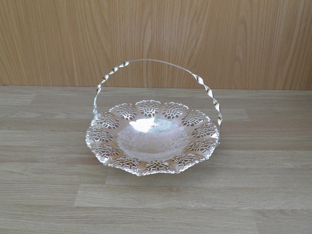 Plated Steel Cake/sweet Basket Swing Handle Vintage/retro - Etsy