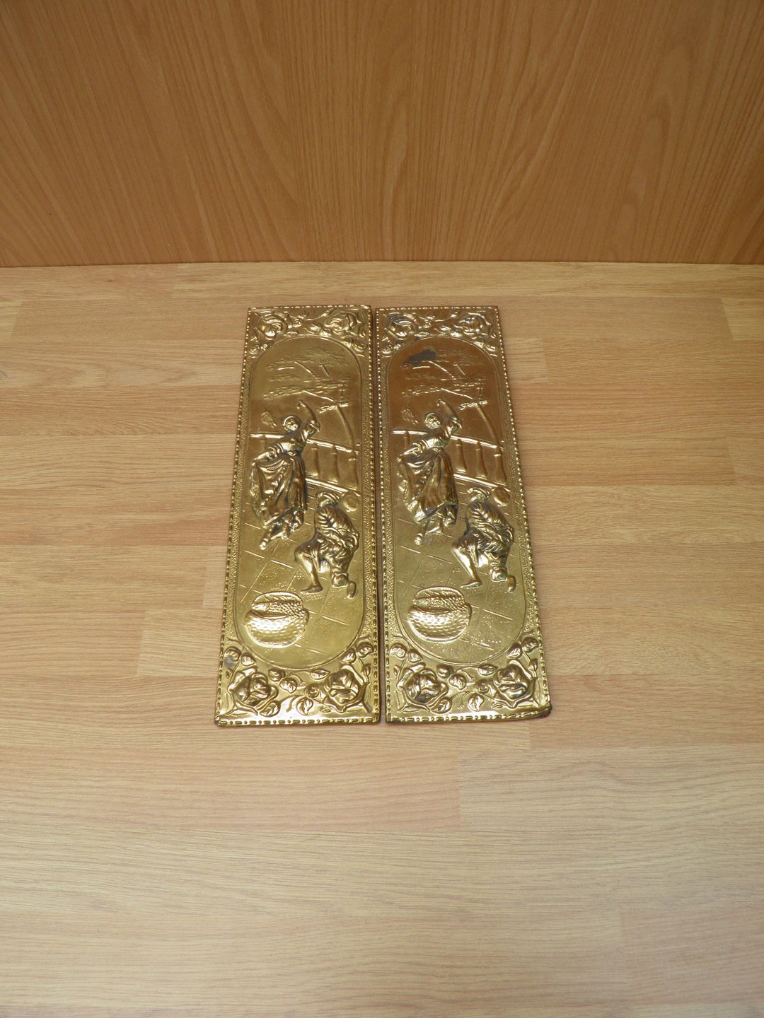 Brass Wall Plaques, Elpec Vintage Decorative, Ornamental Brassware - Etsy