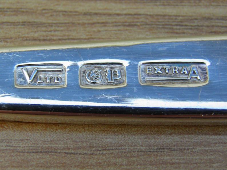 Silver Plated Dessert Spoons Made by Viners Silver Rose - Etsy