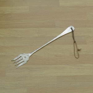 Silver Plated Bread/toasting Fork Distressed, Worn, Shabby Chic Vintage ...
